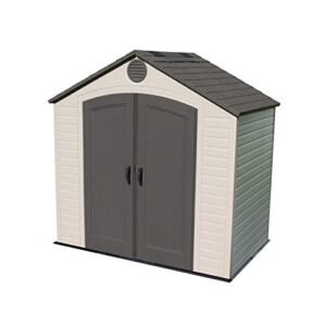 lifetime 6418 outdoor storage shed, 8 by 5 feet