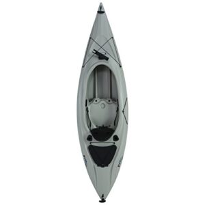 lifetime payette sit-inside angler kayak, sandstone, 116″