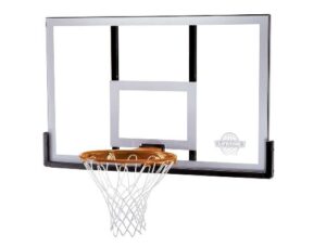 lifetime 50 in. steel-framed shatterproof backboard rim combo