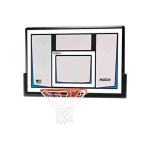 lifetime 90086 50 inch shatterproof fusion backboard and rim combo kit