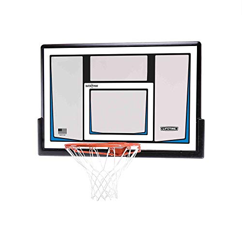 Lifetime 90086 50 Inch Shatterproof Fusion Backboard and Rim Combo Kit