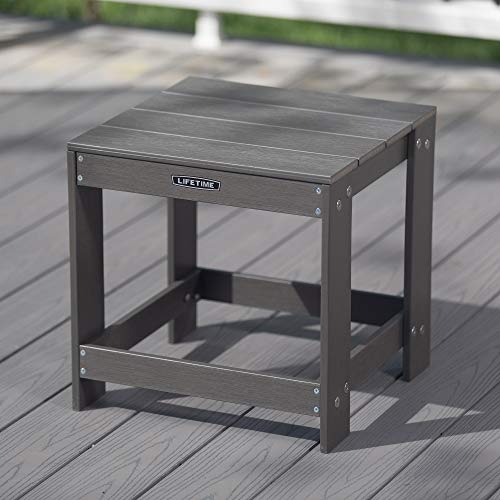 Lifetime 60292 Adirondack Table, Shale Stone