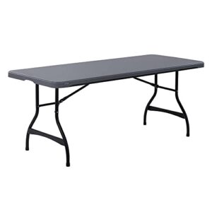 lifetime 6-foot nesting table, gray