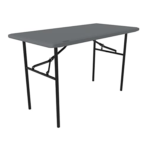 Lifetime 4-Foot Essential Folding Table, Gray