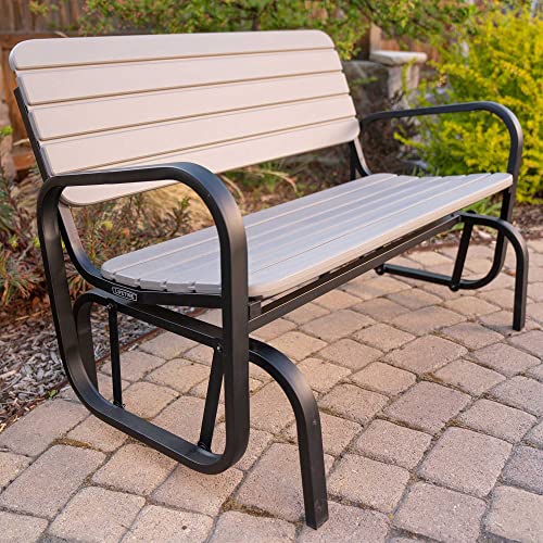 Lifetime Swing Glider Bench, Storm Dust