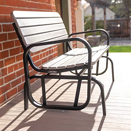 Lifetime Swing Glider Bench, Storm Dust