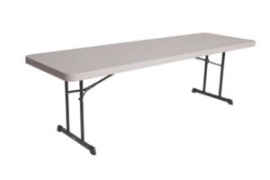 lifetime 80127 professional grade folding table, 8 feet