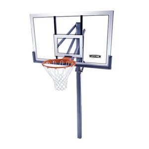 lifetime 78888 in-ground power lift backboard basketball system, 54-inch