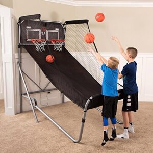 Lifetime 90648 Double Shot Deluxe Indoor Basketball Hoop Arcade Game,Black