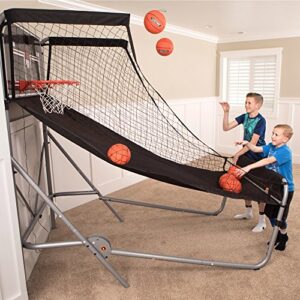 Lifetime 90648 Double Shot Deluxe Indoor Basketball Hoop Arcade Game,Black