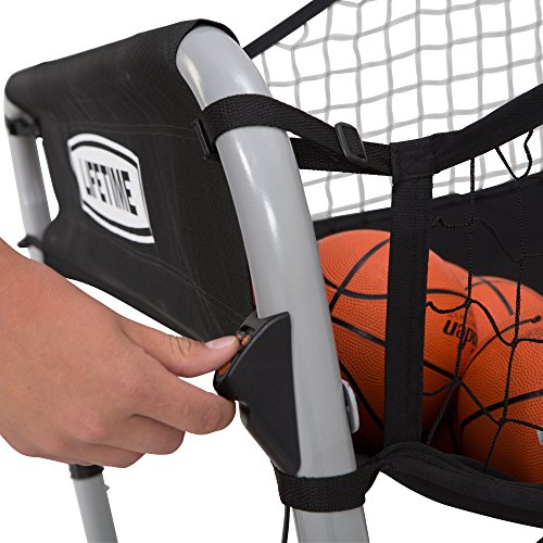 Lifetime 90648 Double Shot Deluxe Indoor Basketball Hoop Arcade Game,Black