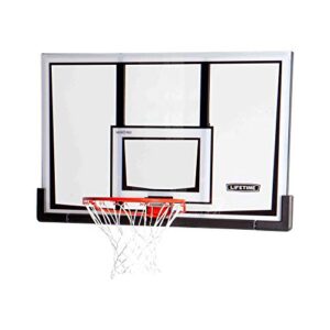 lifetime 90087 52 inch shatterproof backboard and rim combo kit