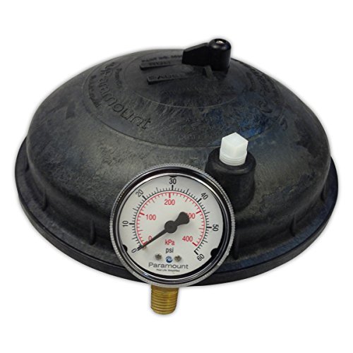 Paramount 005-302-4300-03 Water Valve Top w/ Pressure Gauge - Black