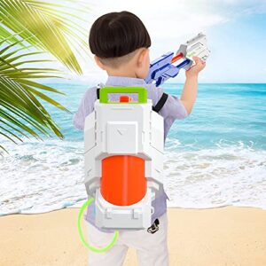 SNAEN Water Blaster with 2.5L High Capacity Backpack Tank Which has Adjustable Straps, Shooting for 30 feet, Space Weapon Toy for Summer Outdoor Activities Suitable for Boys and Girls 3 Years and Over