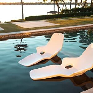 Tenjam Shayz in Pool Lounge Chairs for Sun Shelf Set of Two, Pool Chairs and Lounger for in Pool Tanning Ledge with Custom Designed Risers That Support up to 17" of Water Depth (Custom Colors)