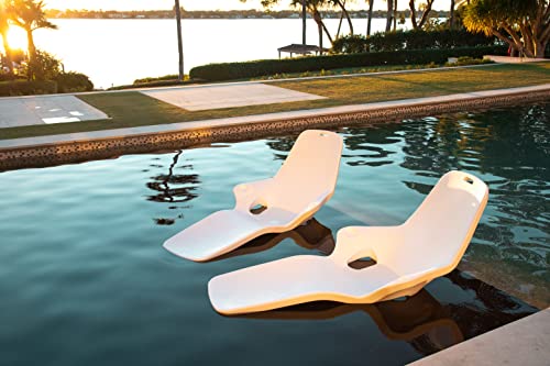 Tenjam Shayz in Pool Lounge Chairs for Sun Shelf Set of Two, Pool Chairs and Lounger for in Pool Tanning Ledge with Custom Designed Risers That Support up to 17" of Water Depth (Custom Colors)