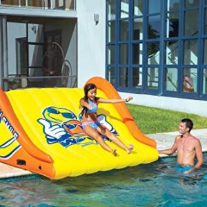 Wow Sports Slide N Smile Slide with 2 Lanes, Giant Floating Water Slide for Adults and Kids