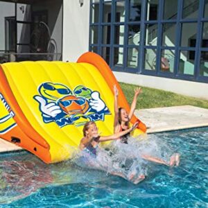 Wow Sports Slide N Smile Slide with 2 Lanes, Giant Floating Water Slide for Adults and Kids