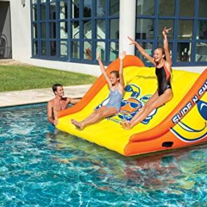 Wow Sports Slide N Smile Slide with 2 Lanes, Giant Floating Water Slide for Adults and Kids