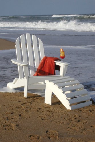 POLYWOOD AD5030WH Classic Folding Adirondack Chair, White