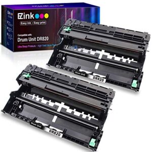 e-z ink (tm compatible drum unit replacement for brother dr 820 dr820 dr-820 compatible with mfc-l5900dw hl-l6200dw hl-l5100dn mfc-l5800dw mfc-l5700dw hl-l5200dwt mfc-l6700dw hl-l5200dw (2 drum unit)