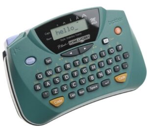 brother pt-65 p-touch home and hobby labeler with lcd screen