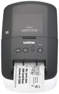 brother high-speed label printer with wireless networking (ql710w)