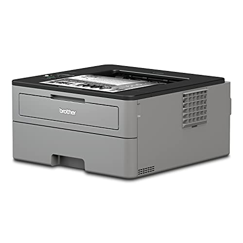 Brother L-2325DW Series Compact Monochrome Laser Printer I Wireless I Mobile Printing I Auto 2-Sided Printing I Print Up to 26 Pages/min I 250-sheet/tray I 1-line LCD Display + Printer Cable