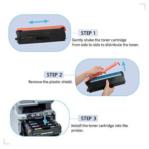 Leize Compatible Brother TN-436 TN436 Toner Cartridge Replacement for TN436BK High Yield use for Brother MFC-L8900CDW HL-L8360CDW MFC-L8610CDW HL-L8260CDW Printer (Black 2-Pack)