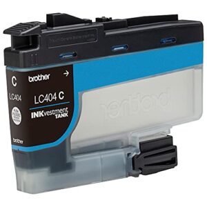 Brother Genuine LC404C Cyan INKvestment Tank Ink Cartridge