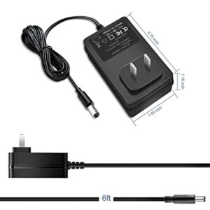 9V AC DC Adapter for Brother P-Touch PT-D210 PT-D200 PT-12 PTH110 Label Maker Replacement AD-24 AD-24ES Charger Power Supply Cord Wall Plug Adapter (6ft Cable)