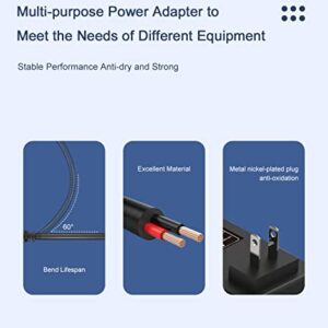 9V AC DC Adapter for Brother P-Touch PT-D210 PT-D200 PT-12 PTH110 Label Maker Replacement AD-24 AD-24ES Charger Power Supply Cord Wall Plug Adapter (6ft Cable)