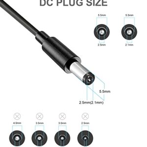 9V AC DC Adapter for Brother P-Touch PT-D210 PT-D200 PT-12 PTH110 Label Maker Replacement AD-24 AD-24ES Charger Power Supply Cord Wall Plug Adapter (6ft Cable)