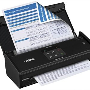 Brother ADS1000W Compact Color Desktop Scanner with Duplex and Wireless Networking,Black