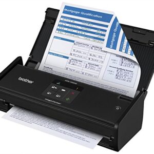 Brother ADS1000W Compact Color Desktop Scanner with Duplex and Wireless Networking,Black