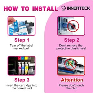 InnerTeck 3 Black Compatible with Brother LC 3029 Black LC3029BK XXL Ink Cartridges Work for Brother MFC-J5830DW MFC-J6535DW MFC-J6935DW MFC-J5830DW XL MFC-J6535DW XL MFC-J5930DW Printer