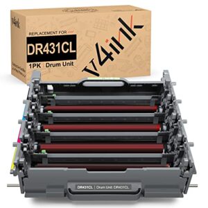 v4ink remanufactured dr431cl drum replacement for brother dr431 cl dr-431cl imaging drum for brother mfc-l8900cdw mfc-l8610cdw hl-l8260cdw hl-l8360cdw hl-l9310cdw dcp-l8410cdw printer (not toner)