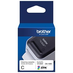 Brother Genuine CK-1000 ~2 (1.97”) 50 mm Wide x 6.5 ft. (2 m) Cleaning Roll for Brother VC-500W Label and Photo Printers