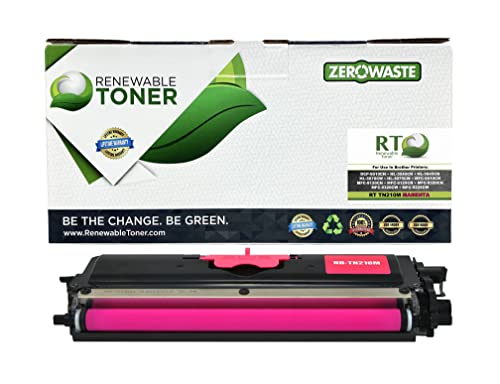 Renewable Toner Compatible Toner Cartridge Replacement for Brother TN210M TN210 DCP-9010 HL-3040 HL-3045 HL-3070 HL-3075 MFC-9010 MFC-9120 MFC-9125 MFC-9320 MFC-9325 (Magenta)