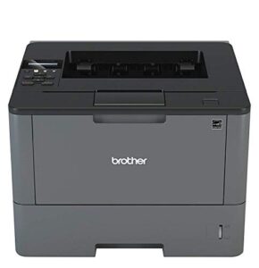 brother monochrome laser printer, hl-l5200dw, wireless networking, mobile printing, duplex printing, amazon dash replenishment enabled (renewed)