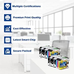 DOUBLE D Upgraded LC20E Compatible Replacement for Brother LC20E LC-20E XXL Ink Cartridges for Brother MFC-J985DW J775DW J5920DW J985DWXL Printer (6BK+4C+4M+4Y) 18 Pack-Updated Version