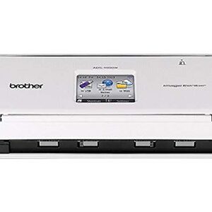 Brother ADS1500W ImageCenter ADS-1500W Wireless Compact Scanner, 600 x 600 dpi, 20 Sheet ADF