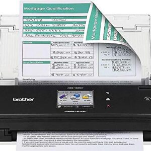 Brother ADS1500W ImageCenter ADS-1500W Wireless Compact Scanner, 600 x 600 dpi, 20 Sheet ADF