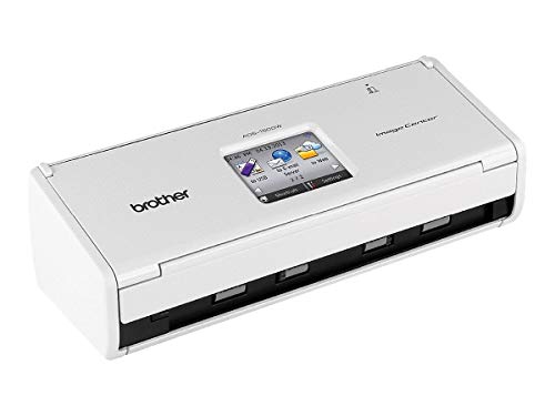 Brother ADS1500W ImageCenter ADS-1500W Wireless Compact Scanner, 600 x 600 dpi, 20 Sheet ADF