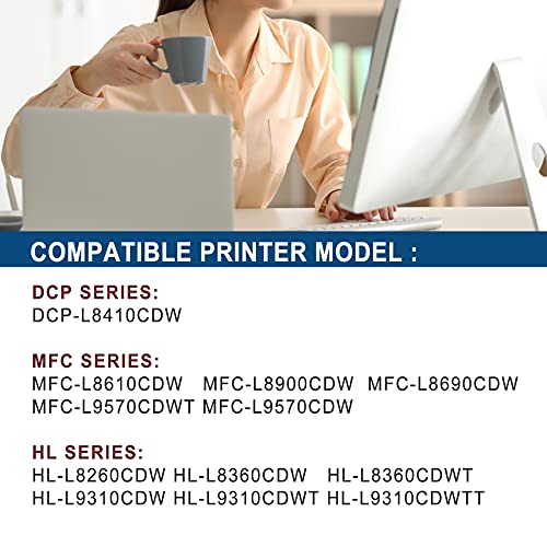 Indi 1 Pack TN436C TN-436C TN436 TN-436 Cyan Extra High Yield Toner Cartridge Replacement for Brother MFC-L8900CDW L9570CDW L8610CDW HL-L9310CDWT L8260CDW L8360CDWT Printer.