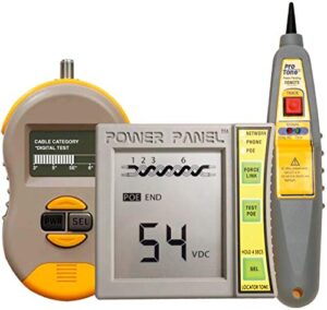 triplett cpk1000il2 byte brothers testing kit with real world certifier ethernet cable category verifier / coax tester and power panel cat 5/6 digital voltmeter