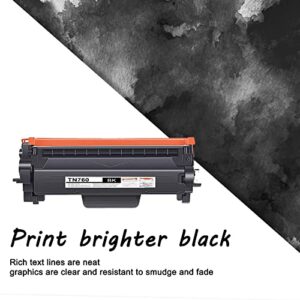 High Yield TN760 Toner Cartridge Compatible 1 Pack TN-760 Black Replacement for Brother TN760 TN-760 DCP-L2550DW MFC-L2710DW L2750DW L2750DWXL HL-L2350DW L2370DW L2390DW L2395DW Printer