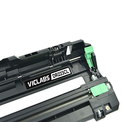 VicLabs Compatible DR223CL Drum Unit Replacement for Brother DR-223CL DR227 Drum for Brother MFC-l3770CDW MFC-l3750CDW MFC-l3710CW HL-l3290CDW HL-l3270CDW HL-l3210CDW HL-L3230CDW Printer(BCMY,2-Pack)