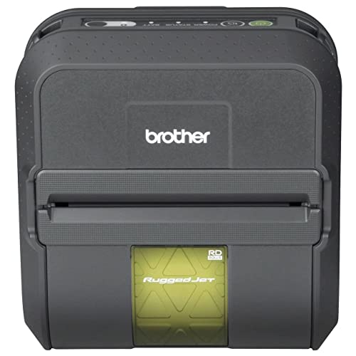 Brother Industries, Ltd - Brother RuggedJet RJ4040 Direct Thermal Printer - Monochrome - Mobile - Label Print - NO Battery, NO Cables