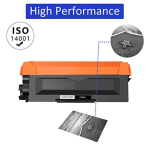 KCMYTONER Compatible Toner Cartridge Replacement for Brother TN660 TN630 TN-660 to use with HL-L2300D HL-L2320D HL-L2340DW HL-L2360DW HL-L2380DW DCP-L2540DW Printer - Black 1 Pack